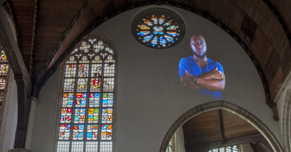 Tony Ousler: I/O Underflow - Oude Kerk Amsterdam